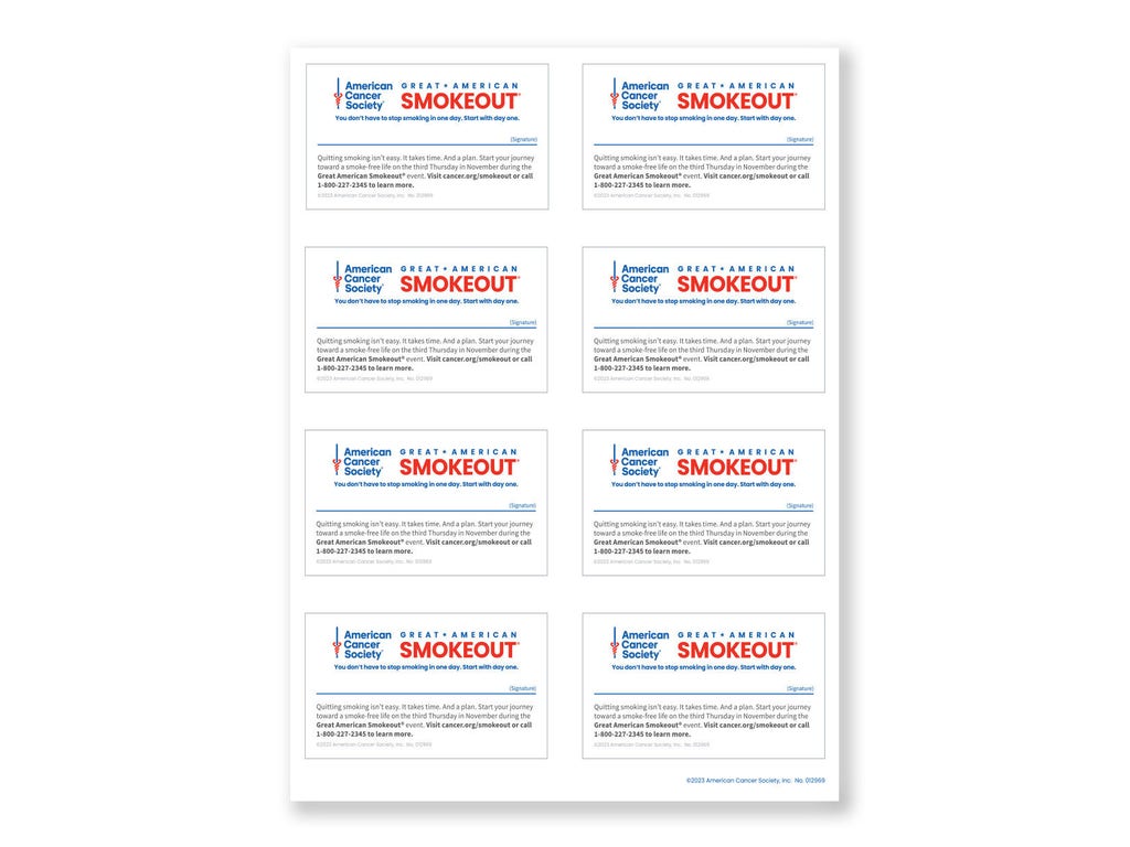 Smokeout Tools and Resources | American Cancer Society