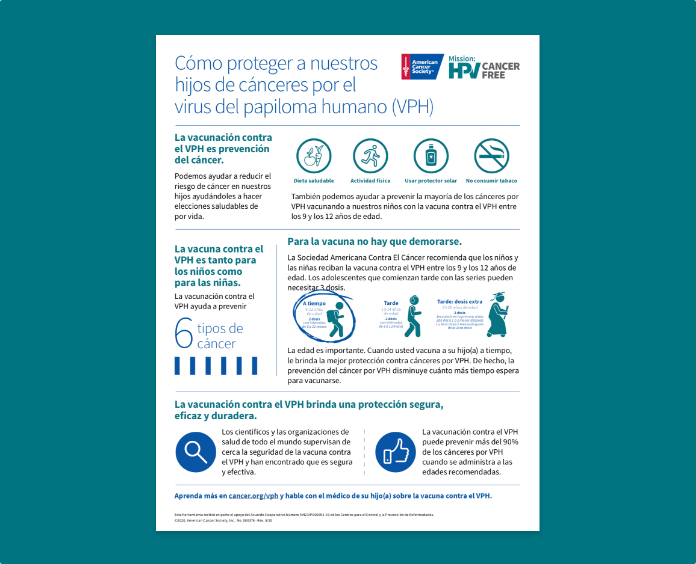 Prevenir el cáncer con la vacuna contra el VPH | American Cancer Society