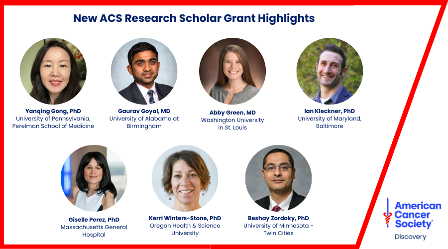 American Cancer Society Research Scholar Grant Highlights from the ...